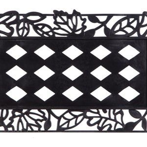 Sassafras | Accents | Sassafras Leaves Black Mat Tray | Poshmark